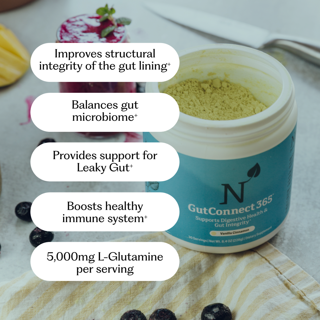 GutConnect 365® - Vanilla Cinnamon – Nature M.D.