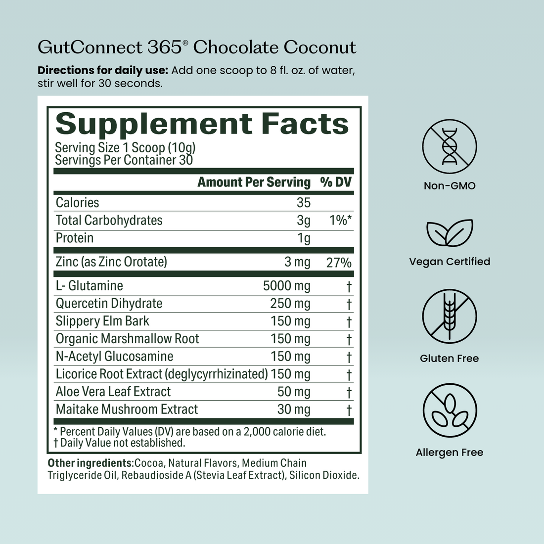 GutConnect 365® - Chocolate Coconut – Nature M.D.